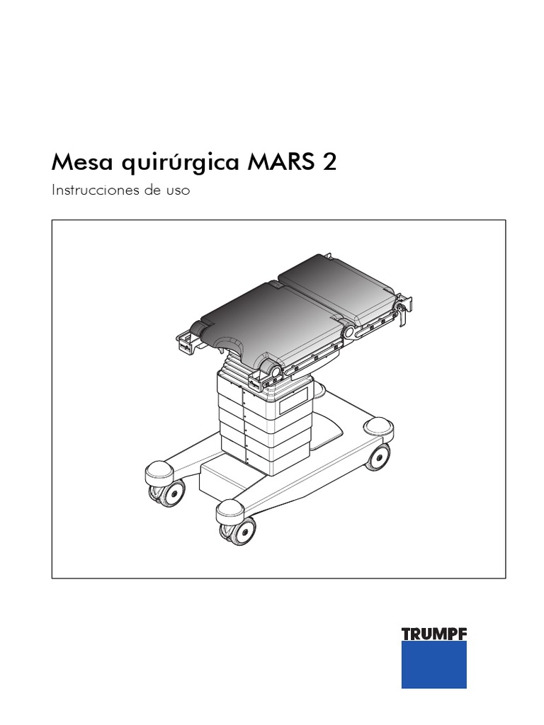 Trumpf Manual Mesa Mars | PDF | Tornillo | Riesgo