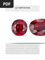 Birthstone Chart by Month and Zodiac | PDF | Jewellery Components ...