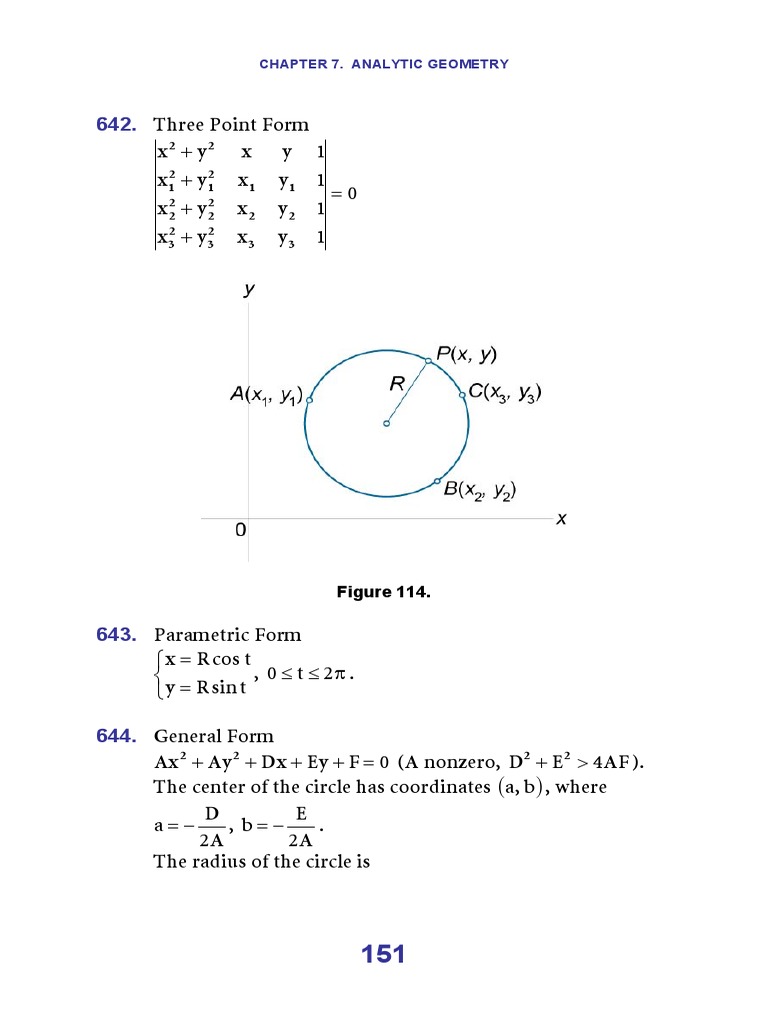 Chapter 7. Analytic Geometry | Download Free PDF | Analytic Geometry ...