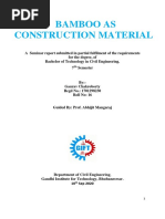 Eco-Friendly Bamboo Construction Solutions | PDF | Bamboo | Wall