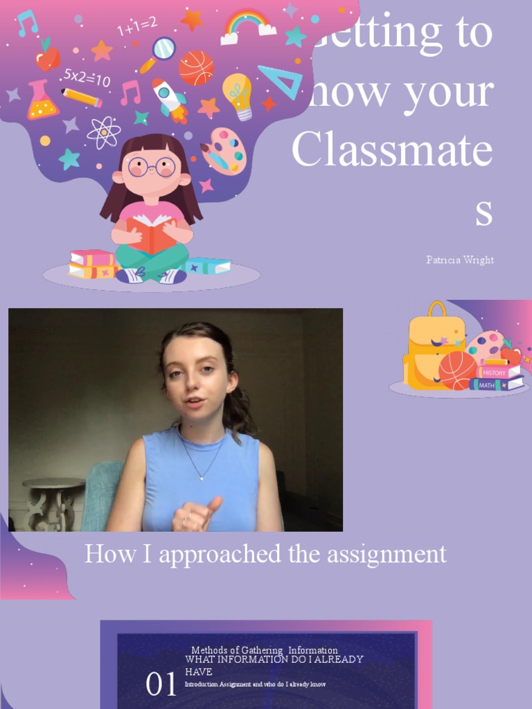 Getting To Know Your Classmates 1 | PDF | Fraternities And Sororities ...