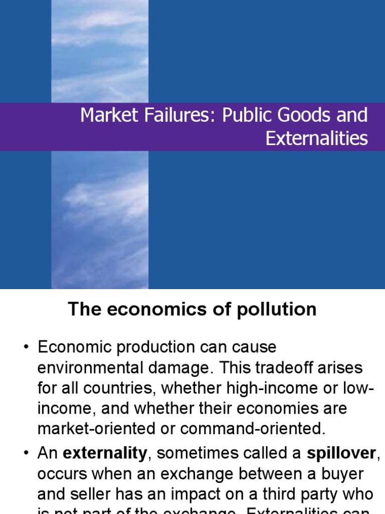 5-Market Failure and Externilitiy | PDF | Externality | Economic Surplus