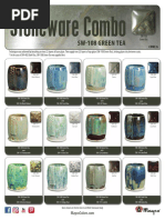 Mayco Stoneware Glaze Combinations Guide | PDF | Ceramics | Pottery