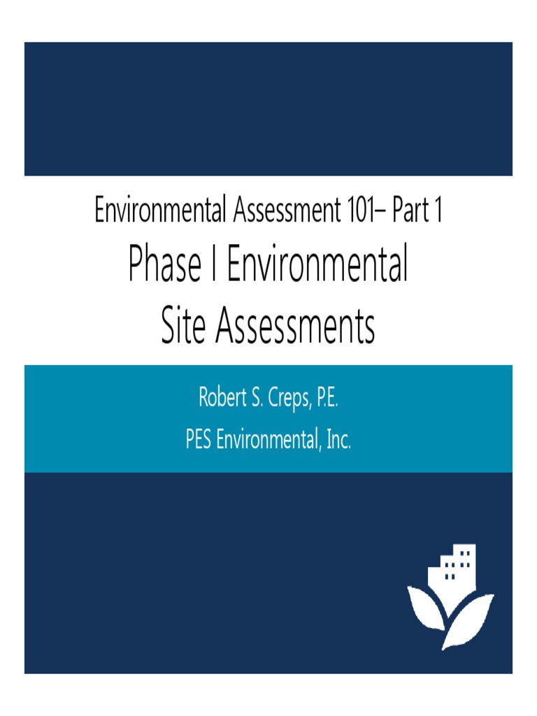 Phase I Environmental Site Assessments | PDF | Pollution ...