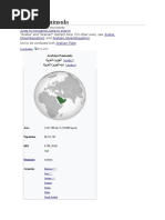 Arabian Peninsula Map Labeling Guide | PDF