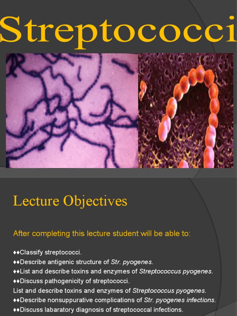 Streptococci | PDF | Streptococcus | Clinical Pathology