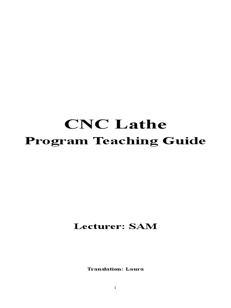FANUC G-Code Education Training | PDF | Machining | Numerical Control