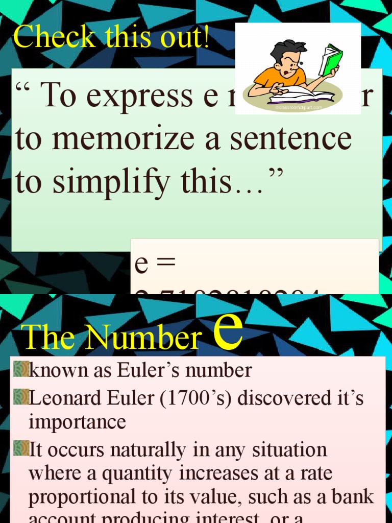 Natural Number-Exponential Function | PDF | Interest | Function ...