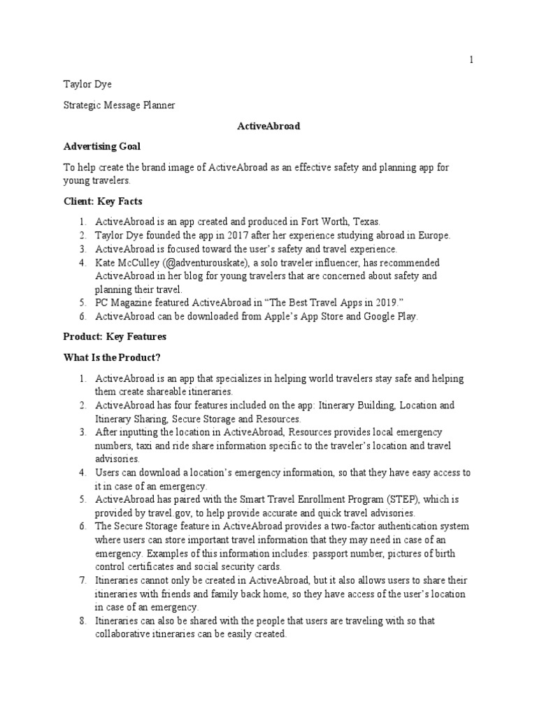 Strategic Message Planner | PDF | Google Play | Mobile App