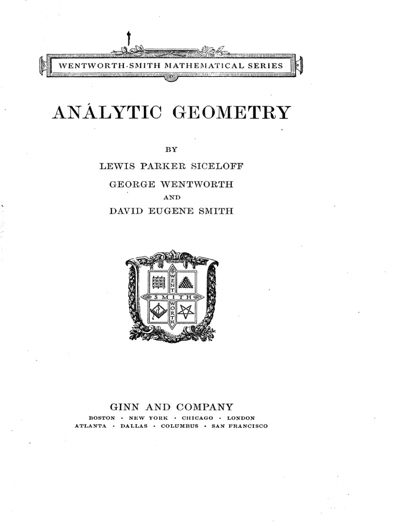 Analytic Geometry | PDF | Triangle | Circle