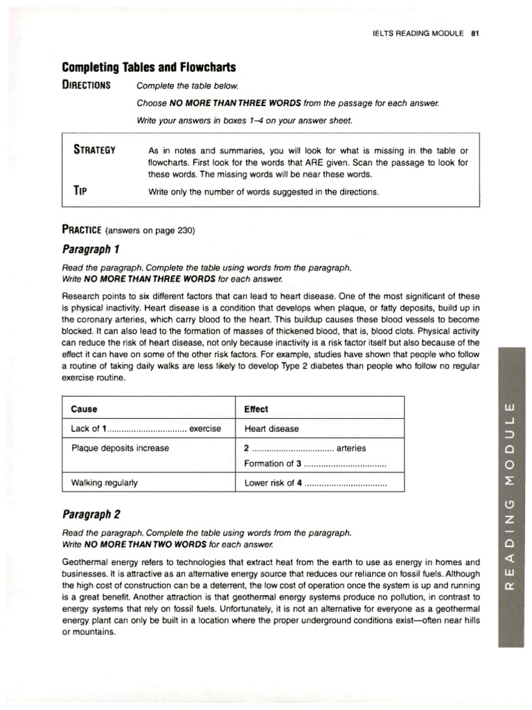 Completion Table and Flow Chart | PDF