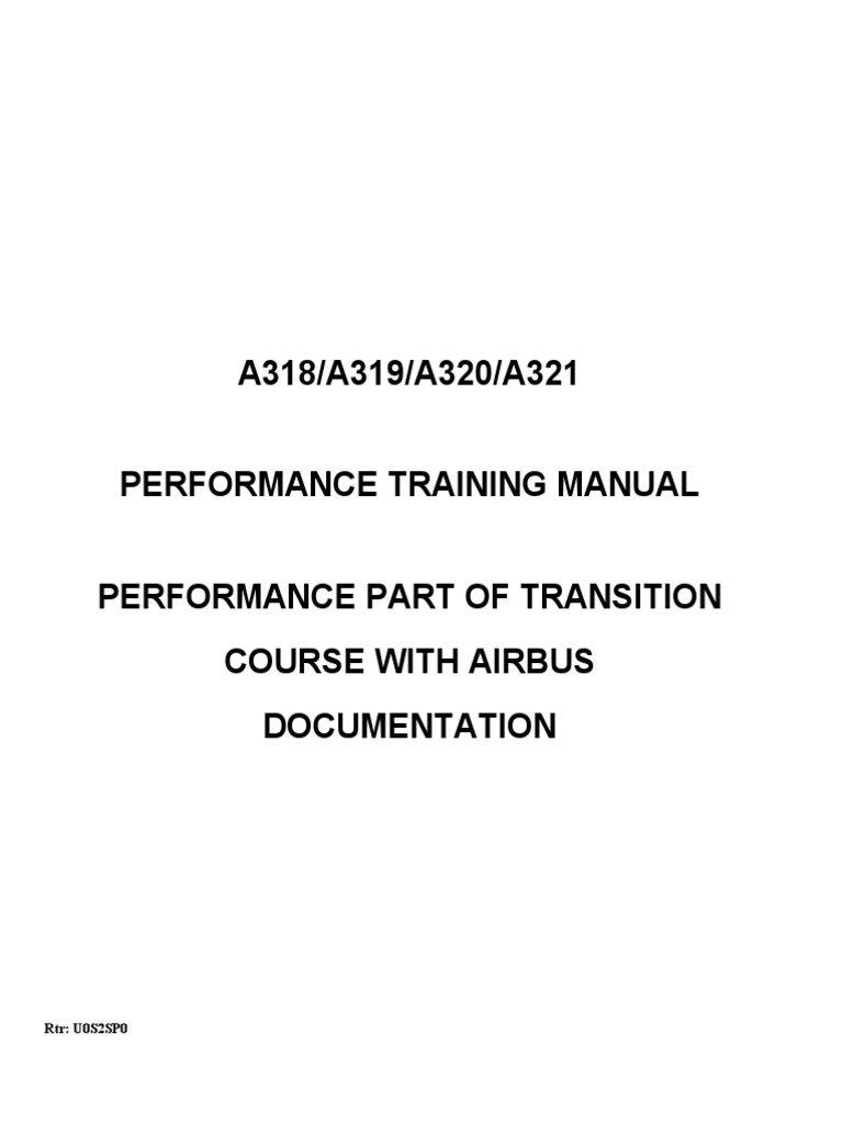 A320 - Performance Training Manual PDF | PDF | Takeoff | Runway