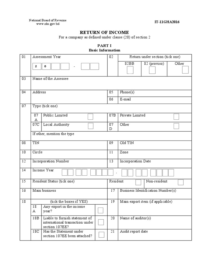 Return of Income: Basic Information | PDF | Tax Refund | Expense