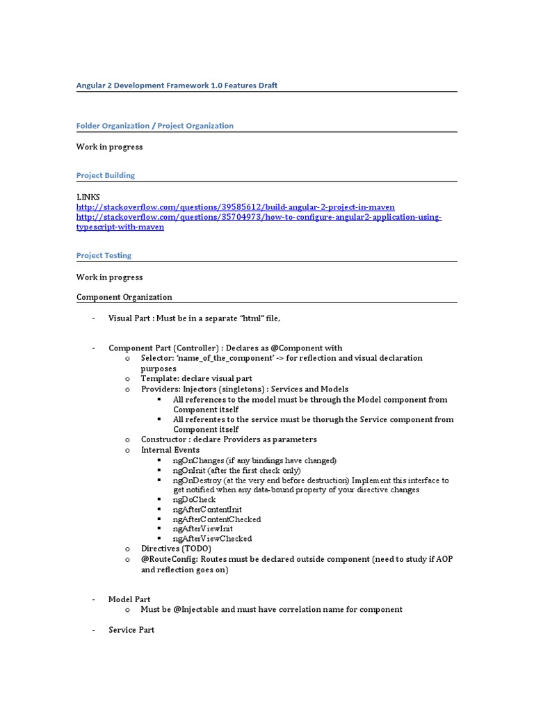 Angular 2 Development Framework 1 Pdf Hypertext Transfer Protocol Software Engineering 