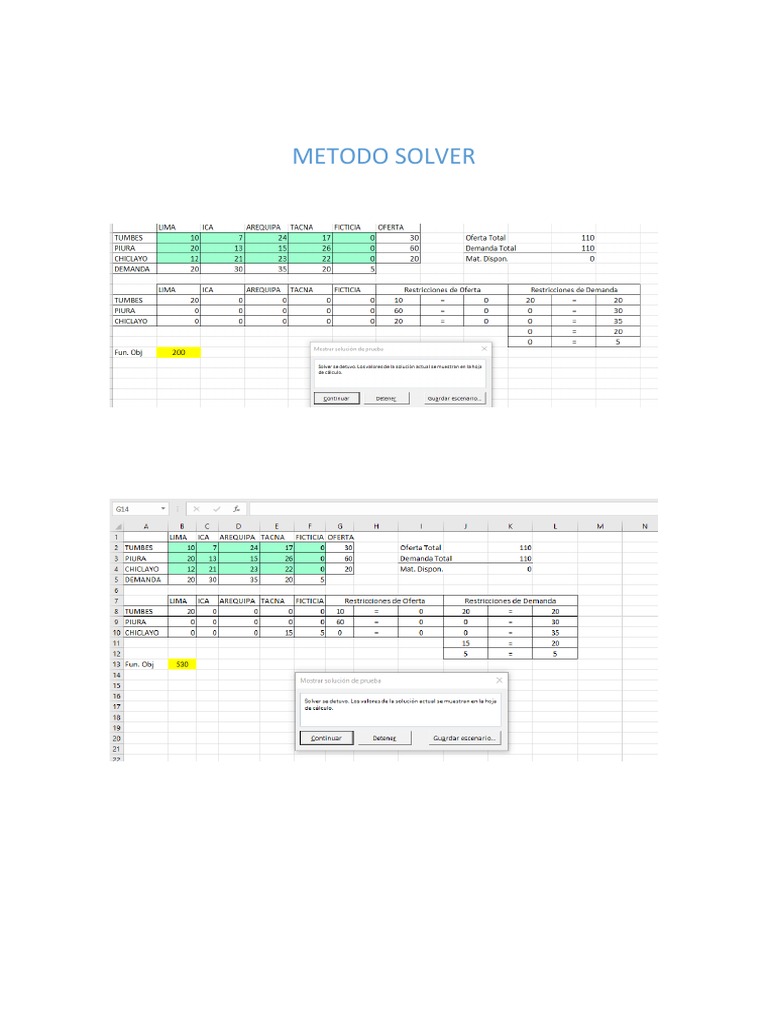 Metodo Solver | PDF | Hogar, jardinería y bricolaje
