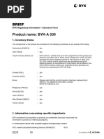 TDS Byk-052 N en | PDF | Materials | Industrial Processes