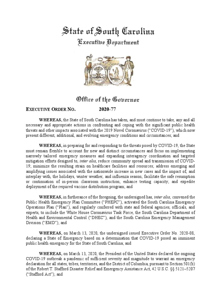 2020-12-23 EFILED Executive Order No. 2020-77 - State of Emergency ...