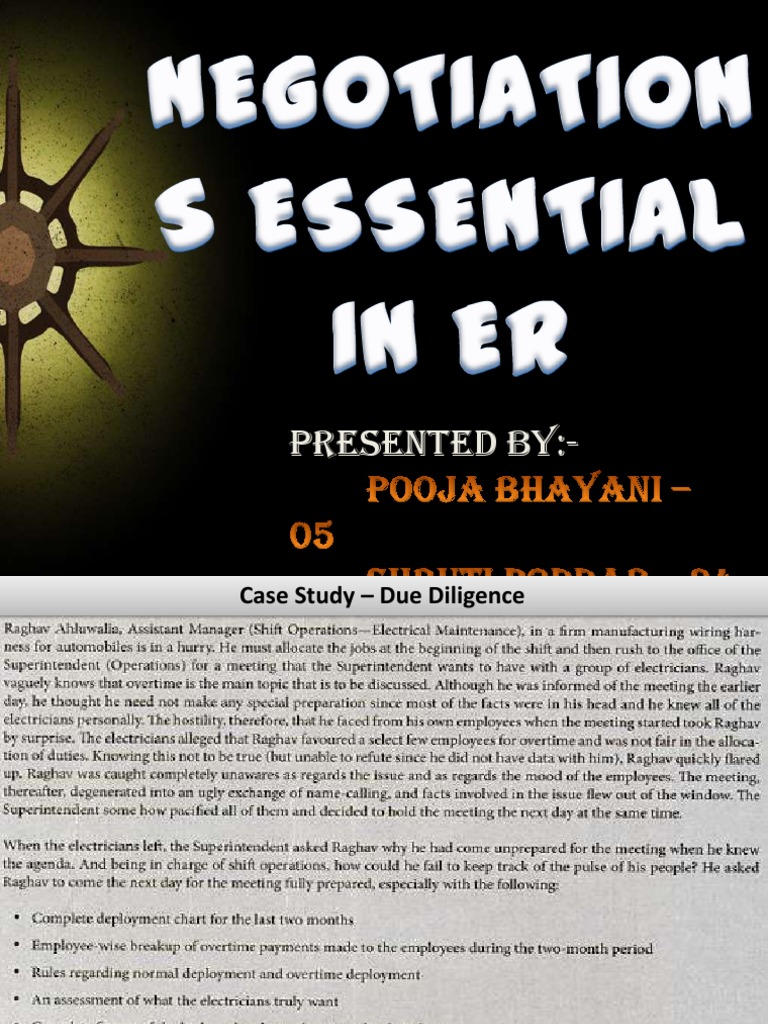 Presented By | PDF | Bargaining | Negotiation