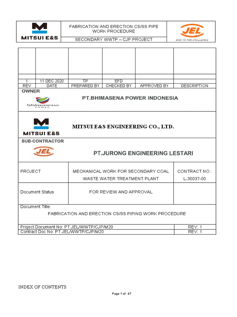 Mitsui E&S Engineering Co., LTD.: 1 11 DEC 2020 TP EFD REV Date ...