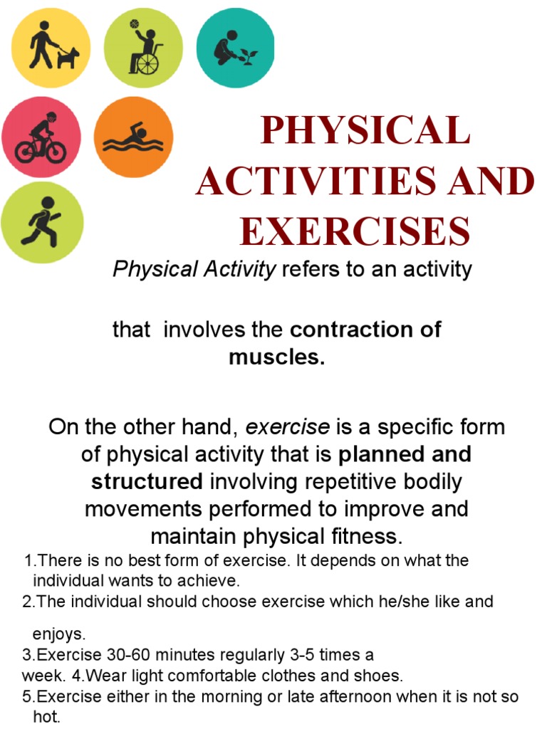 Physical Activity and Execise | PDF | Heart Rate | Physical Fitness