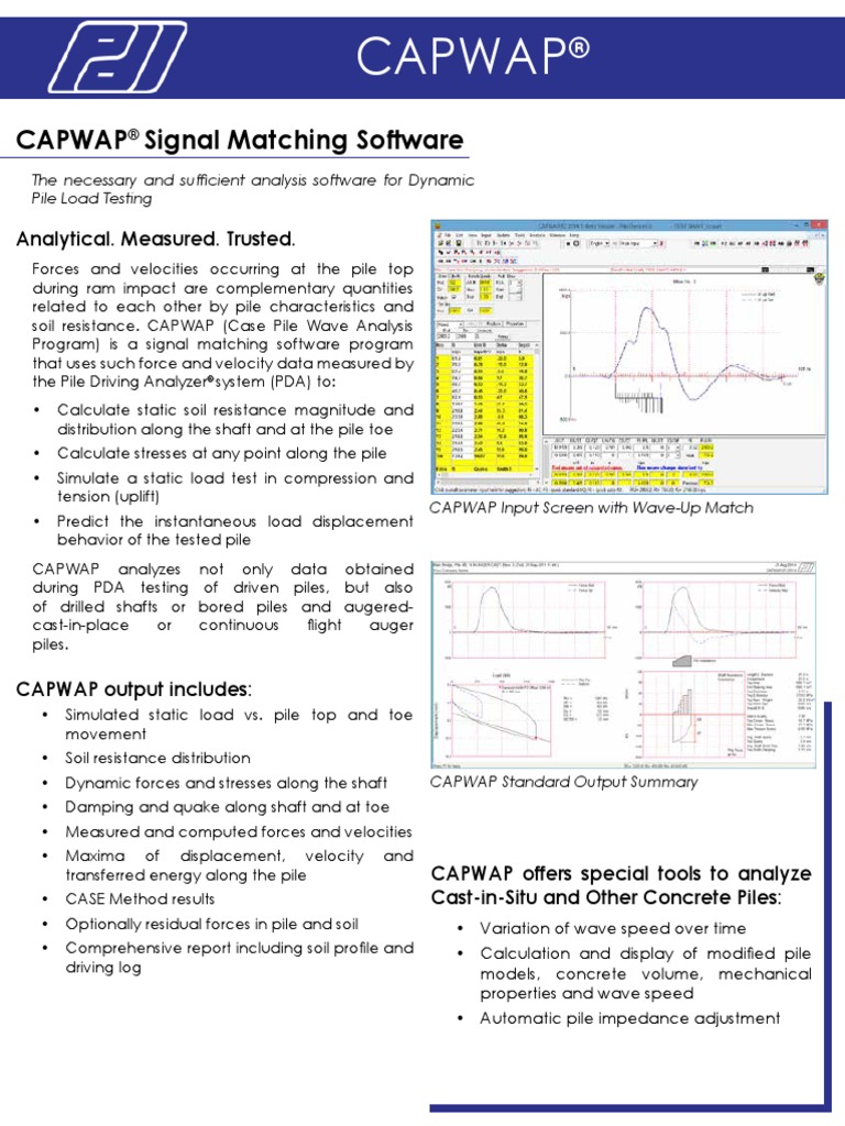 Capwap Signal Matching Software: Analytical. Measured. Trusted | PDF ...