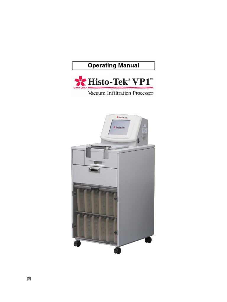 Operating Manual Histo-Tek VP1 (GB) | PDF | Usb Flash Drive | Electrical Connector