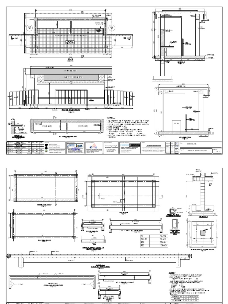 EPC Contractors Bus Shelter Design | PDF | Transport | Road Transport