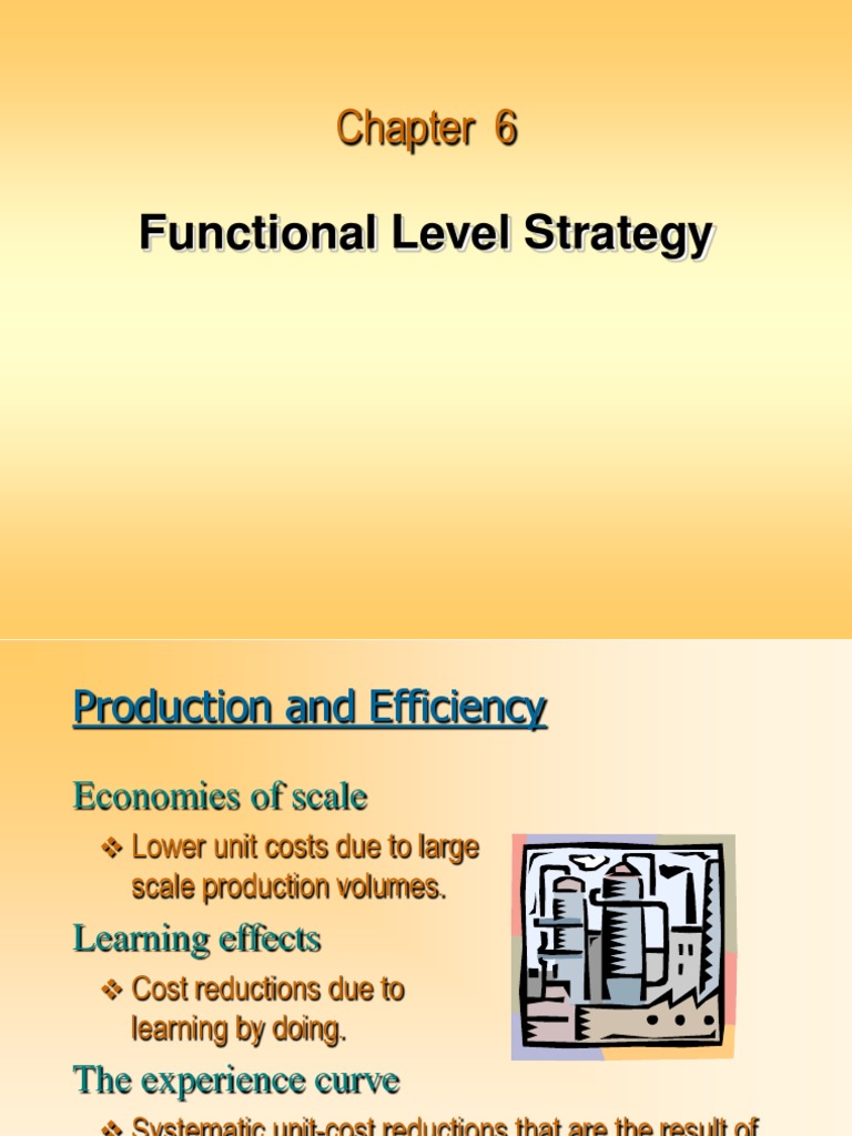 Functional Level Strategy Essentials | PDF | Strategic Management ...