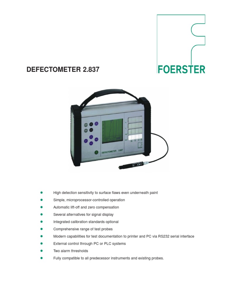 Defectometer 2.837: L L L L L L L L L L | PDF