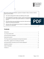 NMC Revalidation Forms and Templates | PDF | Nursing | Midwife