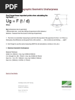 Geometric Unsharpness Formula | PDF | X Ray | Electromagnetic Radiation