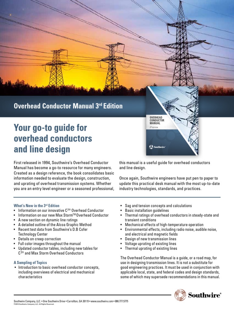 Your Go-To Guide For Overhead Conductors and Line Design: Overhead ...
