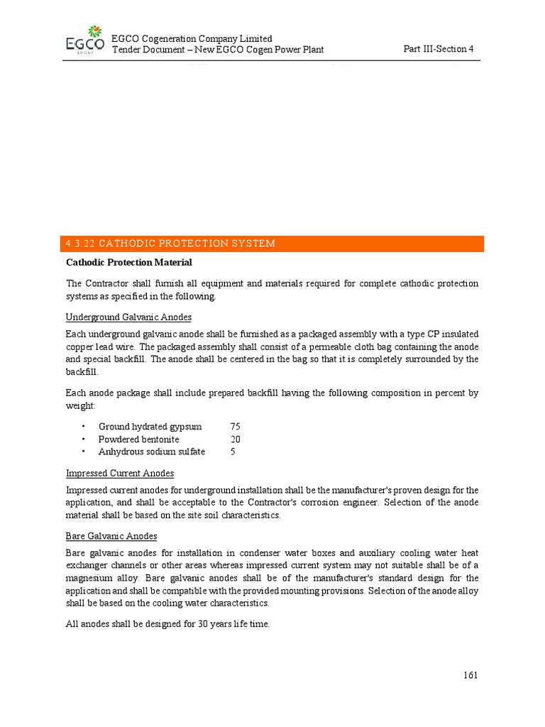 4.6 - APPENDIX-3F - Cathodic Protection System | PDF | Rectifier ...