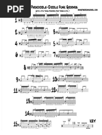 All 40 Drum Rudiments | PDF | Music Theory | Musical Techniques