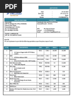 Aluminium Partitions Estimate | PDF | Wall | Mortar (Masonry)