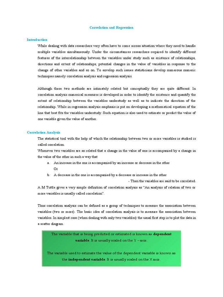 LS 02 - Correlation & Regression | PDF | Correlation And Dependence | Linear Regression
