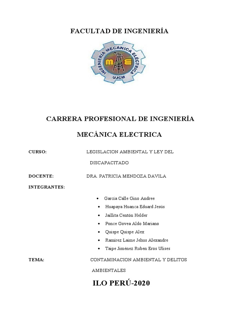 Monografia Contaminacion Ambiental y Delitos Ambientales | Descargar ... Monografia Contaminacion Ambiental y Delitos Ambientales | Descargar ...