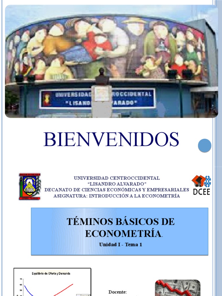 TEMA 1 Términos Básicos de Econometría | PDF | Econometría | Estadísticas