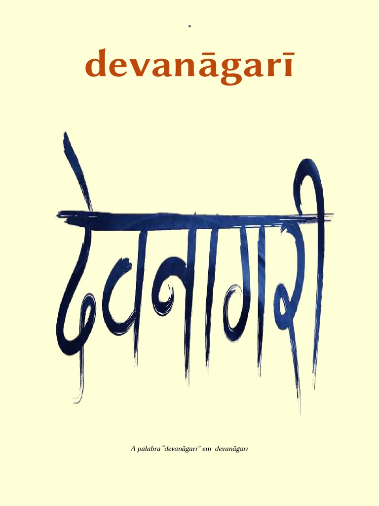 Livro Do Devanagari | PDF | Sânscrito | Escrita