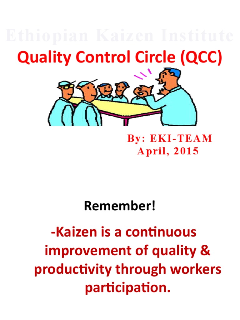 Quality Control Circle (QCC) : Ethiopian Kaizen Institute | PDF | Business