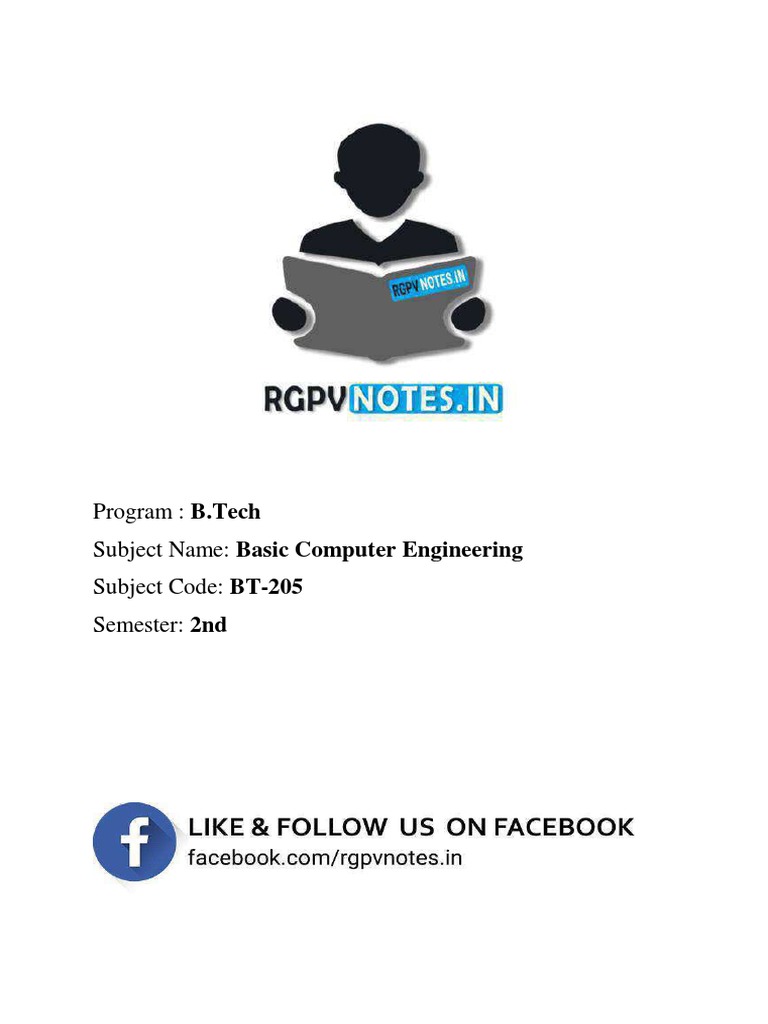 Unit 1 Basic Computer Engineering Pdf Random Access Memory Read Only Memory