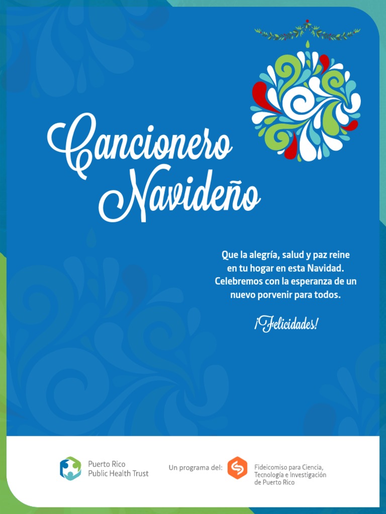 Cancionero Navideño Puerto Rico Public Health Trust-2020 | PDF ...