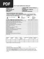 Air Blower Checklist PDF | PDF