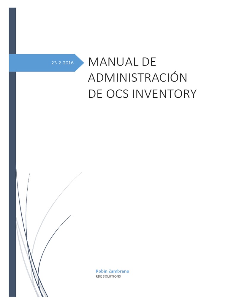 Manual de OCS Inventory | PDF | Servidor (Computación) | Software