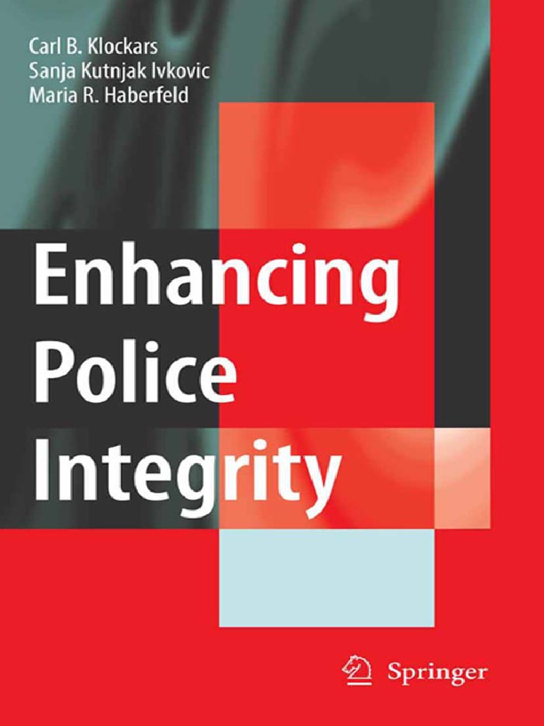 Enhacing Police Integrity | PDF | Integrity | Police