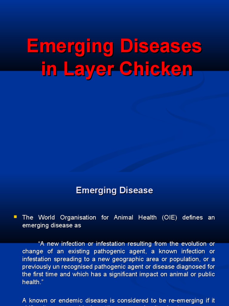 Emerging Diseases in Layer Chicken | PDF | Influenza A Virus | Influenza