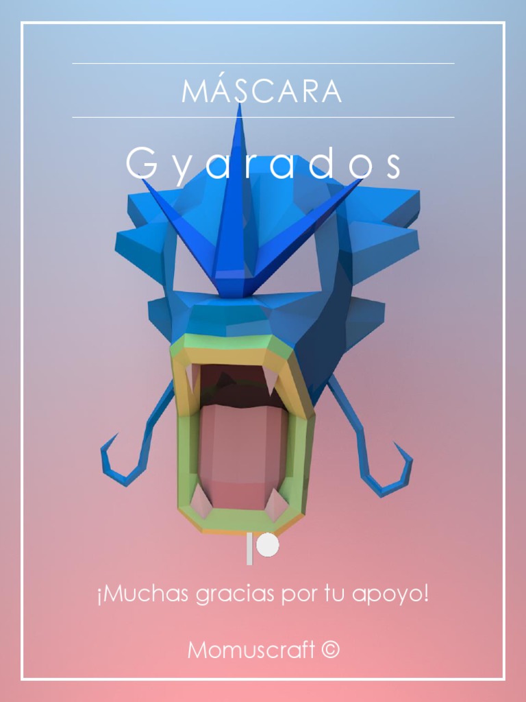 Máscara Gyarados | PDF
