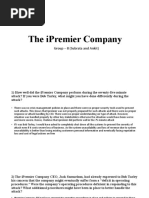 Assignment 4 - Ipremier - Denial of Service Attack | PDF | Business