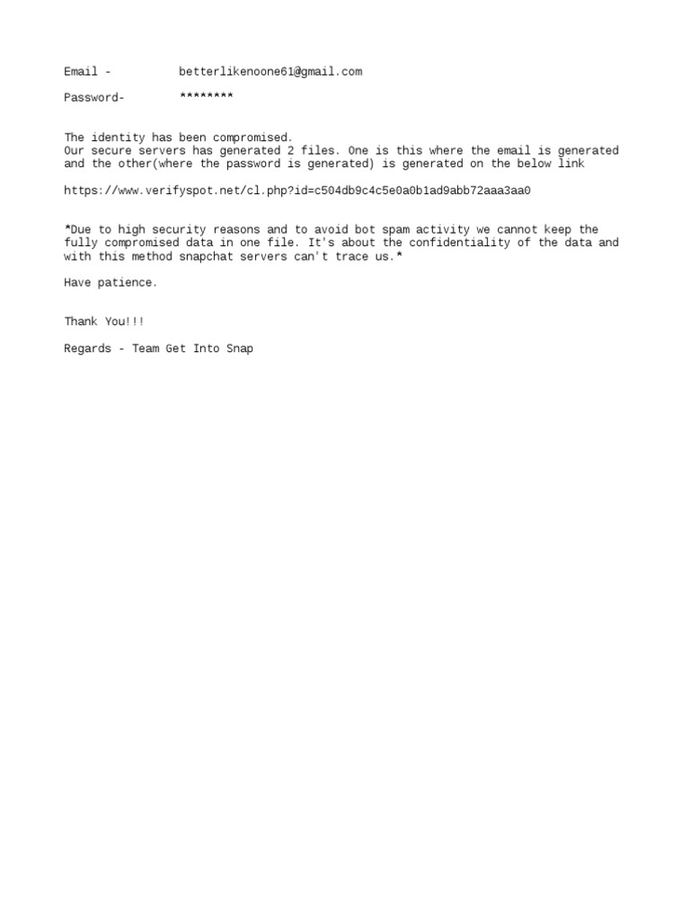 Password & Email | PDF