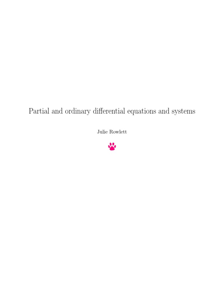 Mve290 PDEs | PDF | Partial Differential Equation | Eigenvalues And Eigenvectors